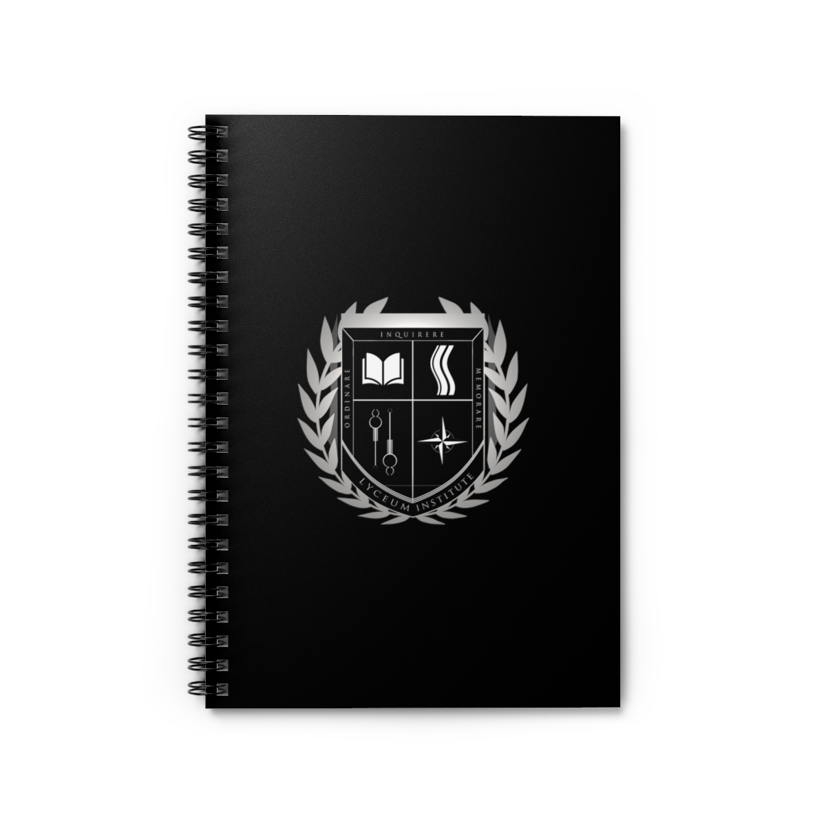 Lyceum Institute Seal - Lined Spiral Notebook - Lyceum Institute