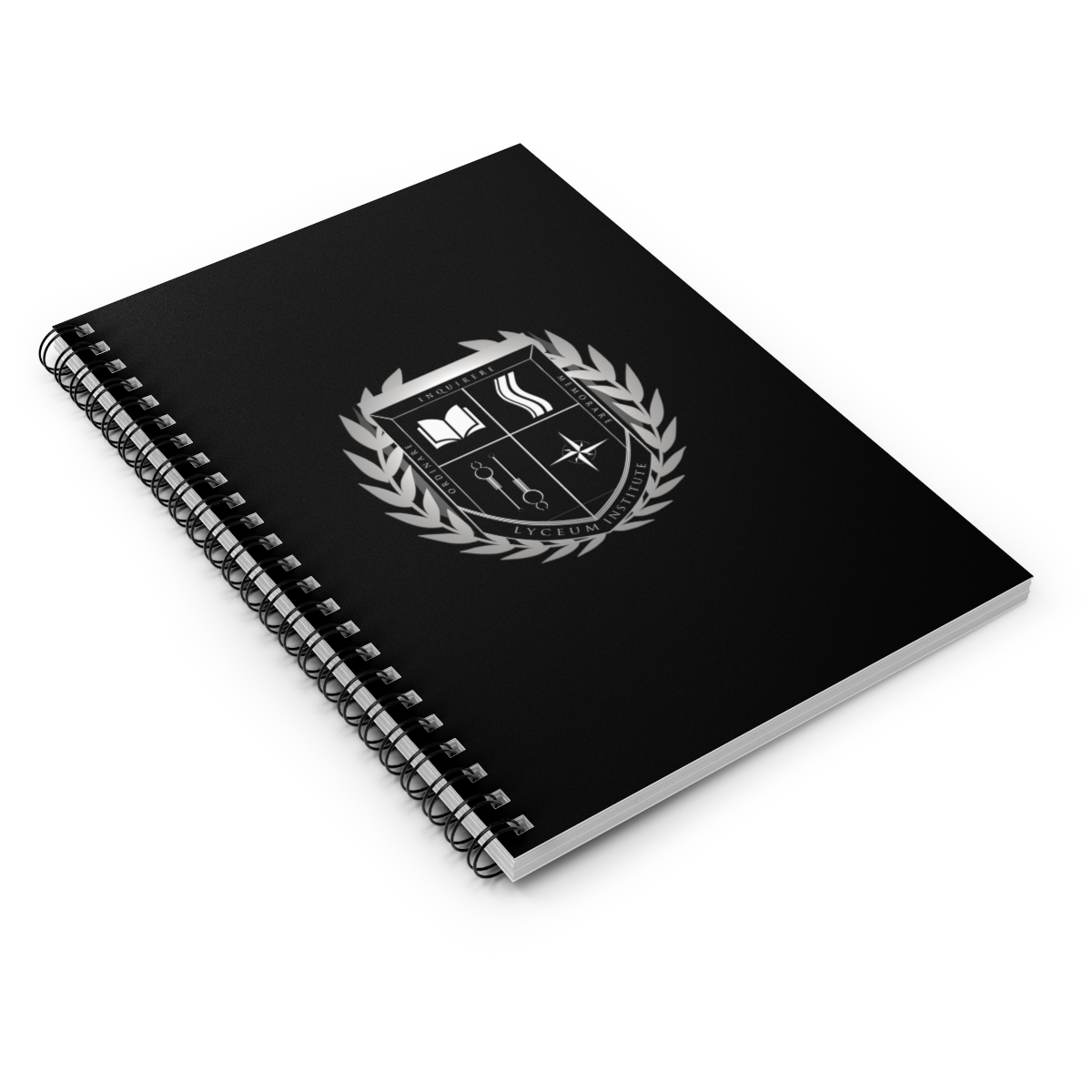 Lyceum Institute Seal - Lined Spiral Notebook - Lyceum Institute