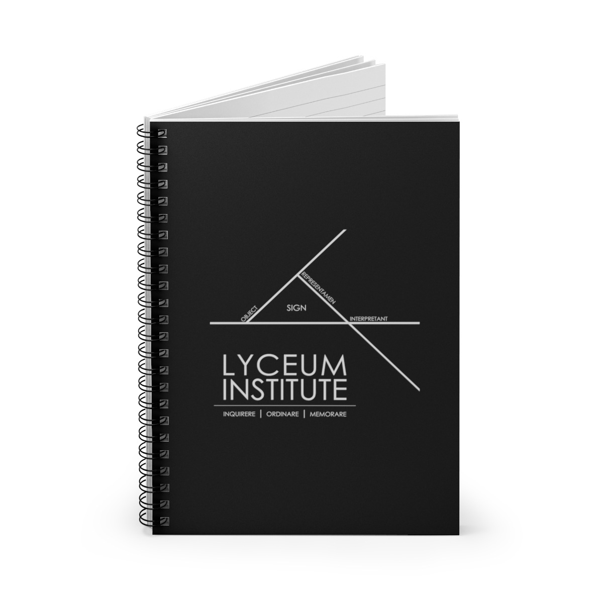 (This is not a Sign) - Lined Spiral Notebook - Lyceum Institute